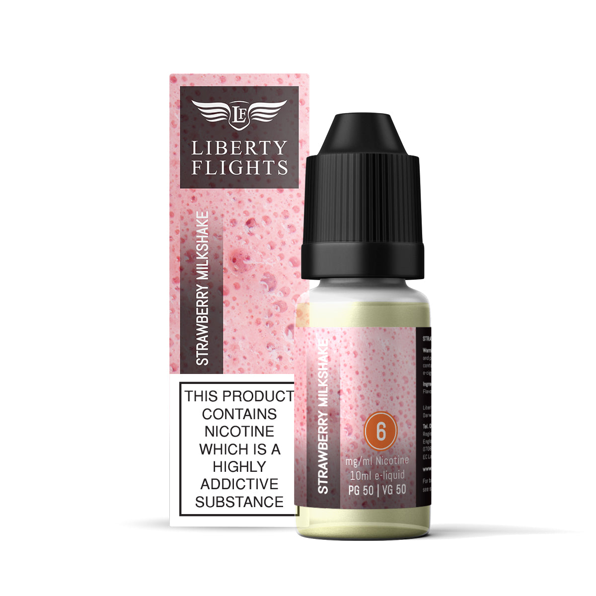 Strawberry Milkshake E Liquid — Liberty Flights